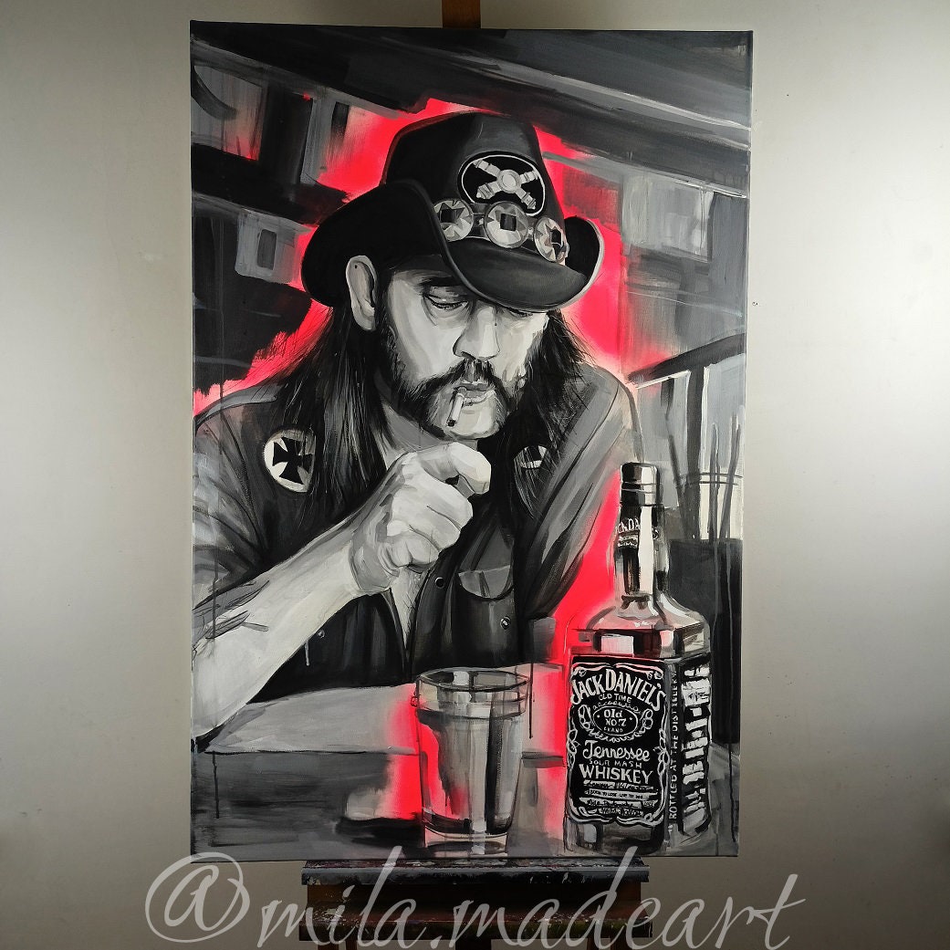 Lemmy Kilmister Motorhead Poster From Artist Mila Piotrowska Unique ...