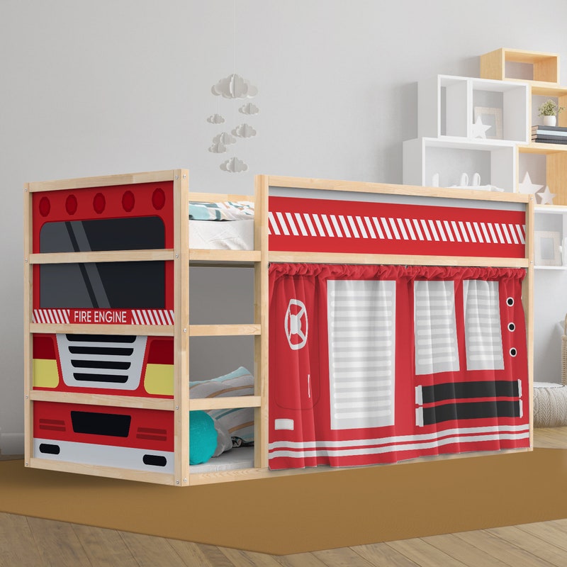 Ikea Kura Bed Red - Etsy