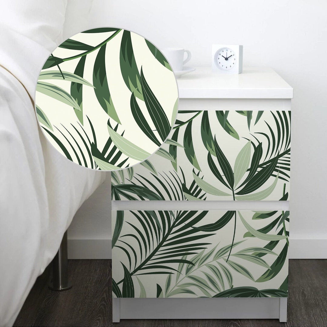 Malm Decals. Ikea Malm Dresser Decal Jungle Theme. Ikea Furniture ...