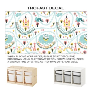 Ikea Trofast Decal. Trofast Sticker. Ikea Storage Play Map. - Etsy