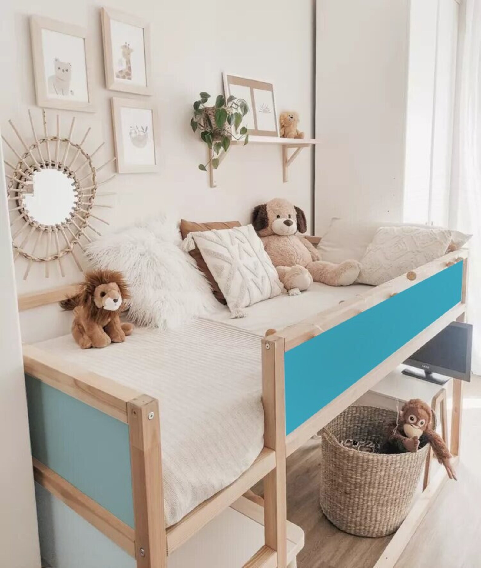 Blue Ombre Kura Bed Decals, Peel & Stick Stickers - Etsy