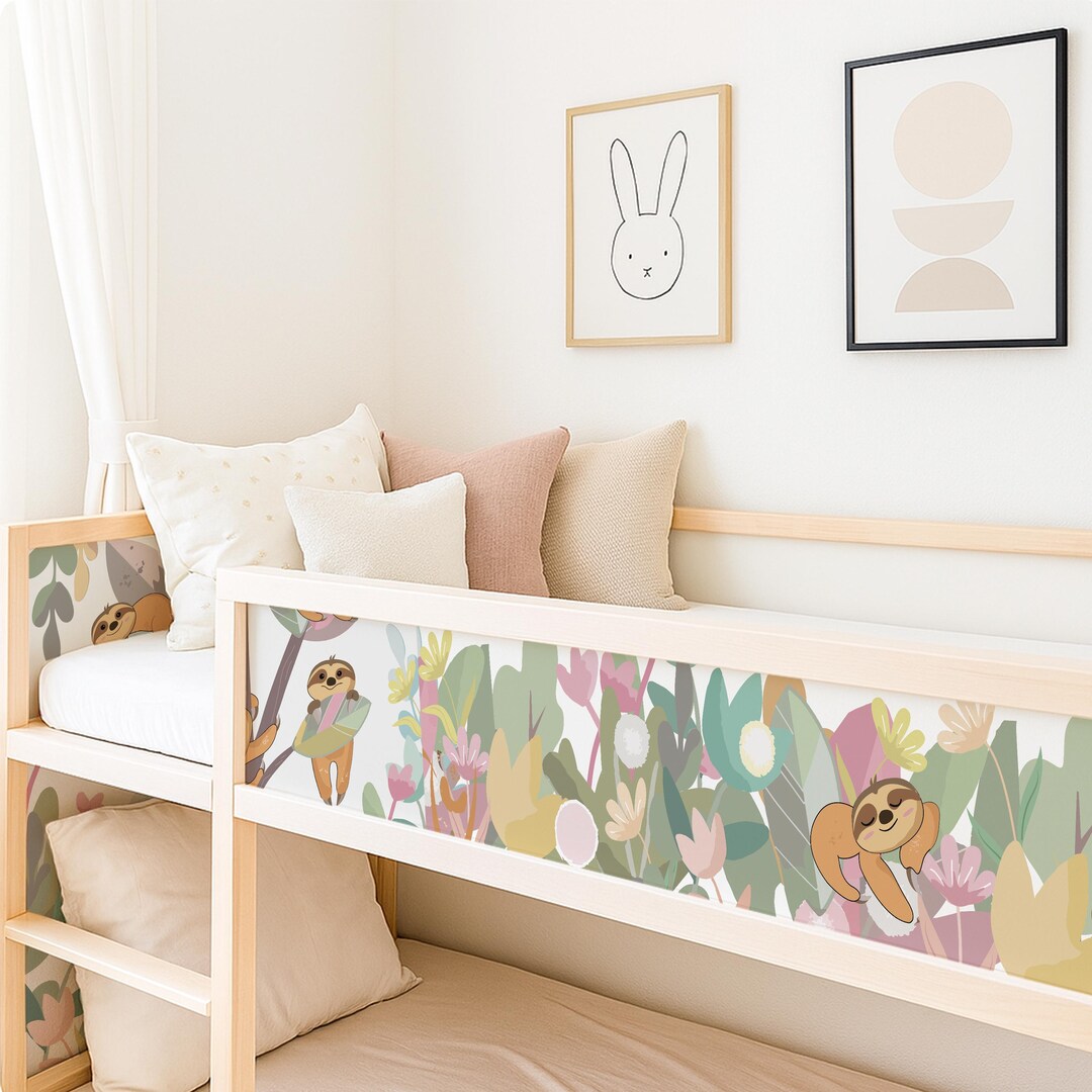 Ikea Kura Bed Cartoon Sloths for Gender Neutral Kids Room Décor. Kura ...