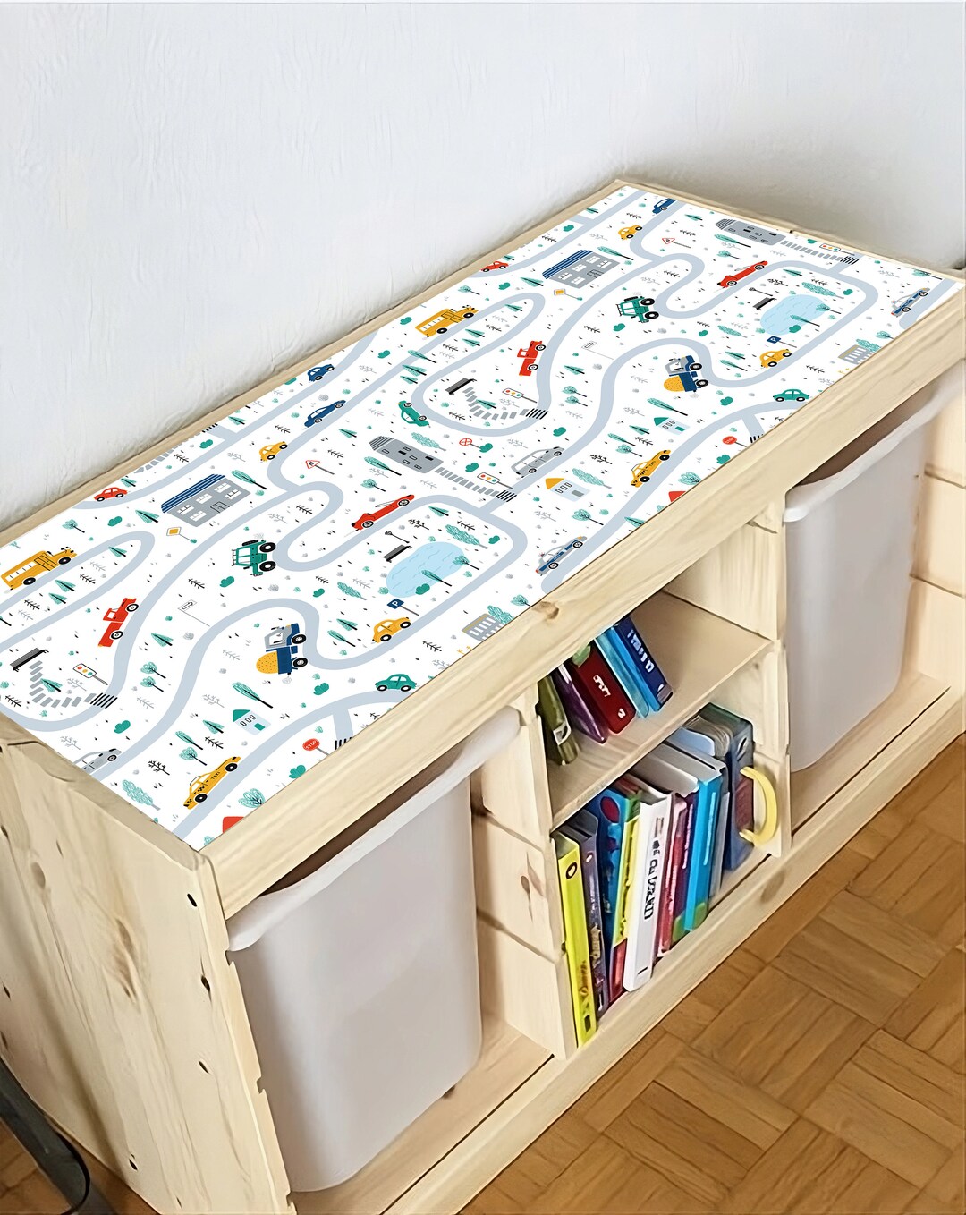 Ikea Storage Sticker Road Map. Ikea Trofast Decal. - Etsy