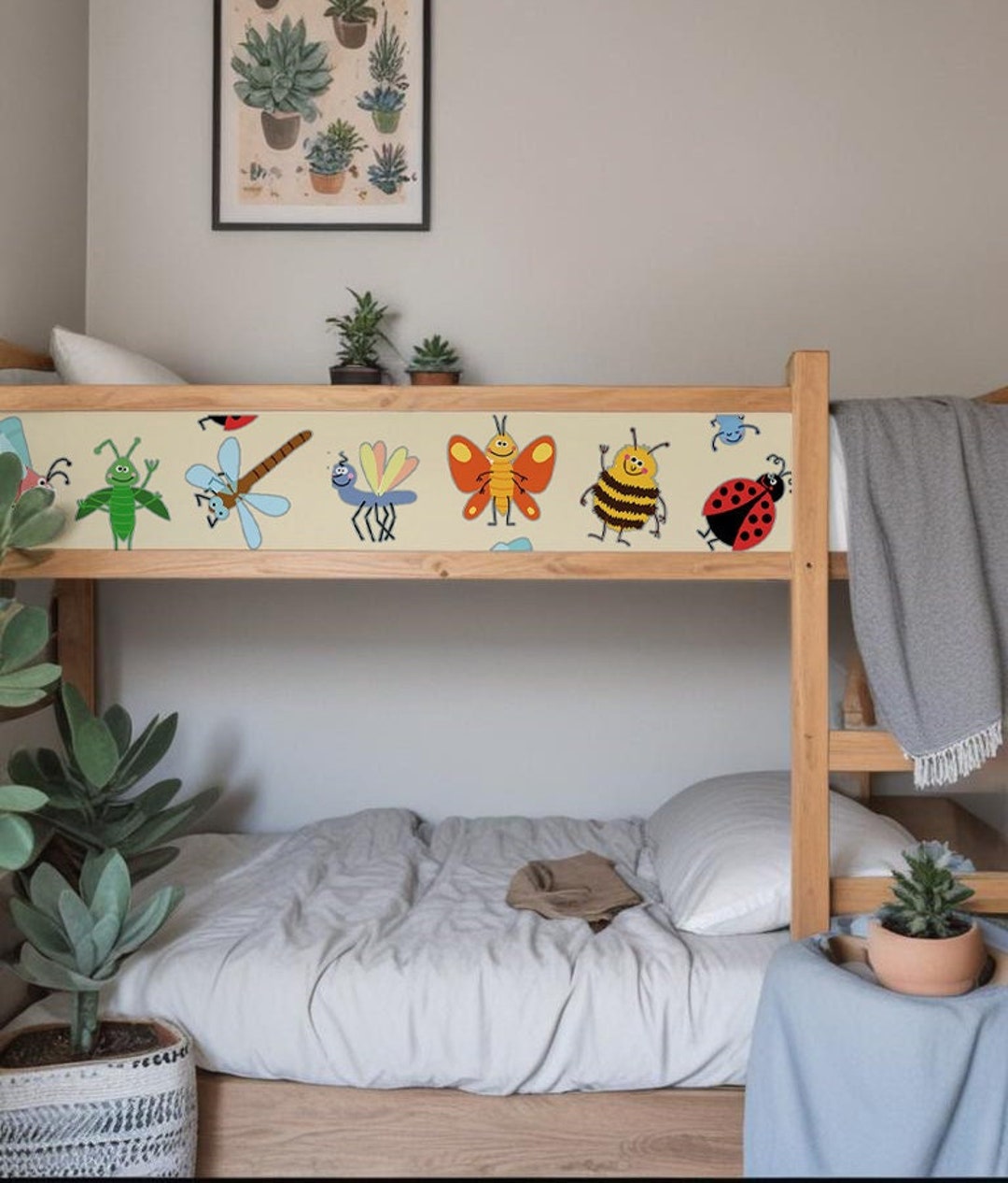 IKEA KURA Bed Insect Decals. Bug-themed Kura Bed Stickers. - Etsy