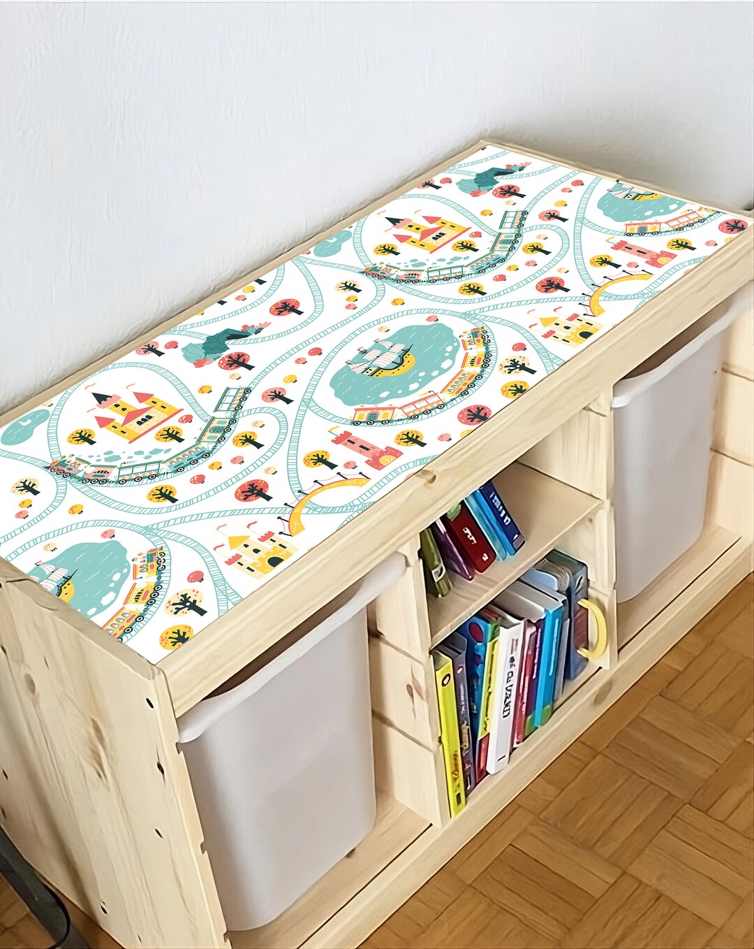 Ikea Trofast Decal. Trofast Sticker. Ikea Storage Play Map. - Etsy