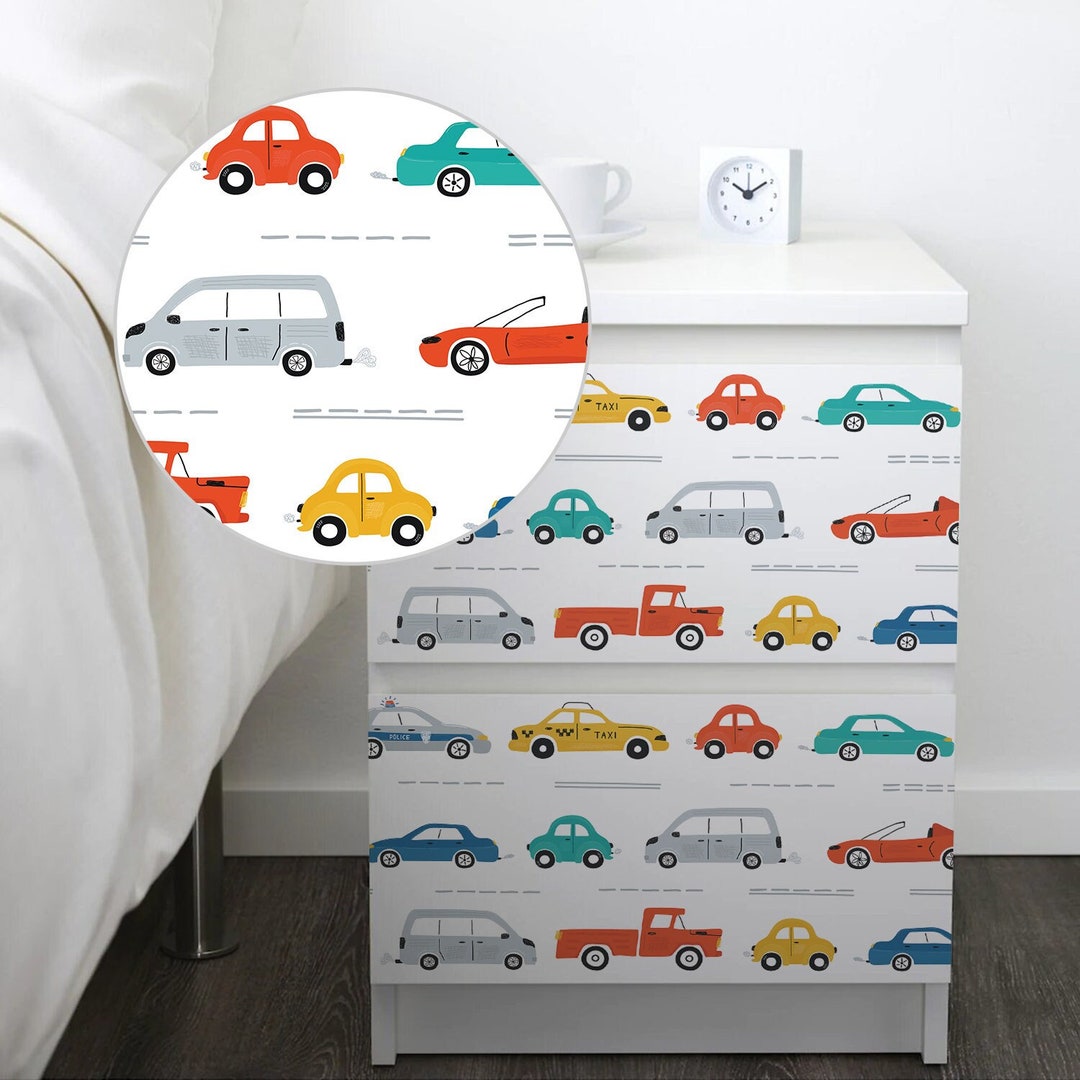 Ikea Decals. Ikea Malm Decal. Ikea Dresser Decal for Boys Nursery. - Etsy