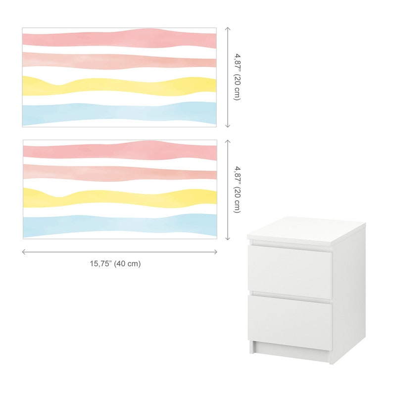 Malm Decals Ikea Malm Dresser Decal Unisex Ikea Decals Ikea - Etsy