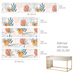 Kura Bed Decal Boho, Ikea Kura Bed Decal, Boho Nursery Décor - Etsy