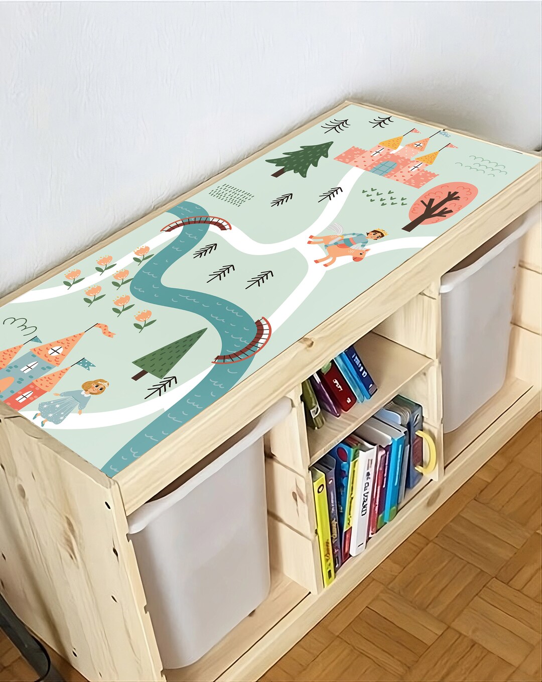 Ikea Trofast Decal. Princess Castle. Trofast Sticker. Ikea Storage Play ...