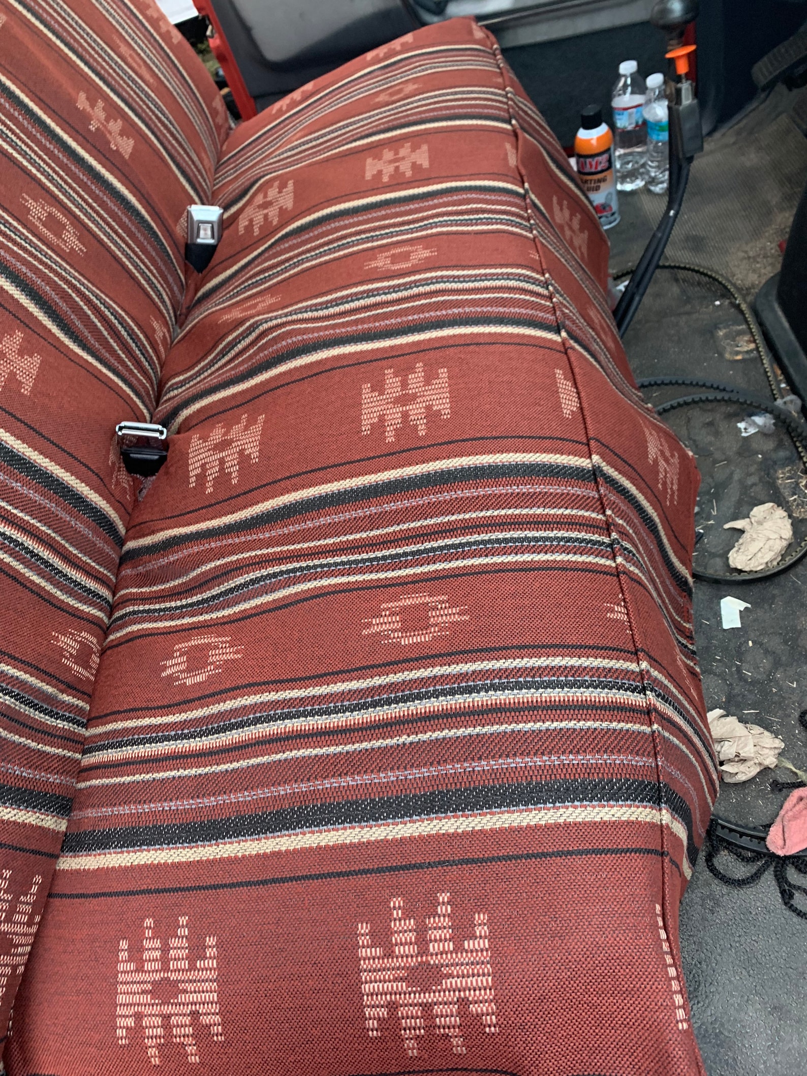 Southwestern Saddle Blanket Bench Seatcover W/pockets - Etsy