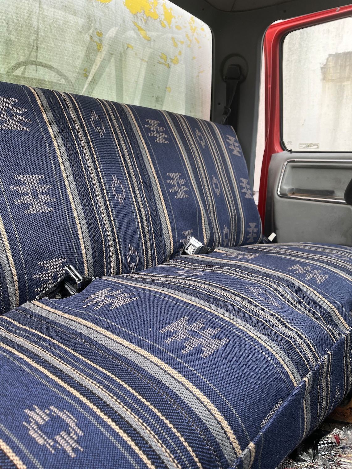Navajo Saddle Blanket Seat Cover 100% Make in USA - Etsy
