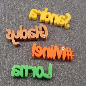 Personalized 3D Printed Cable Tag - Etsy