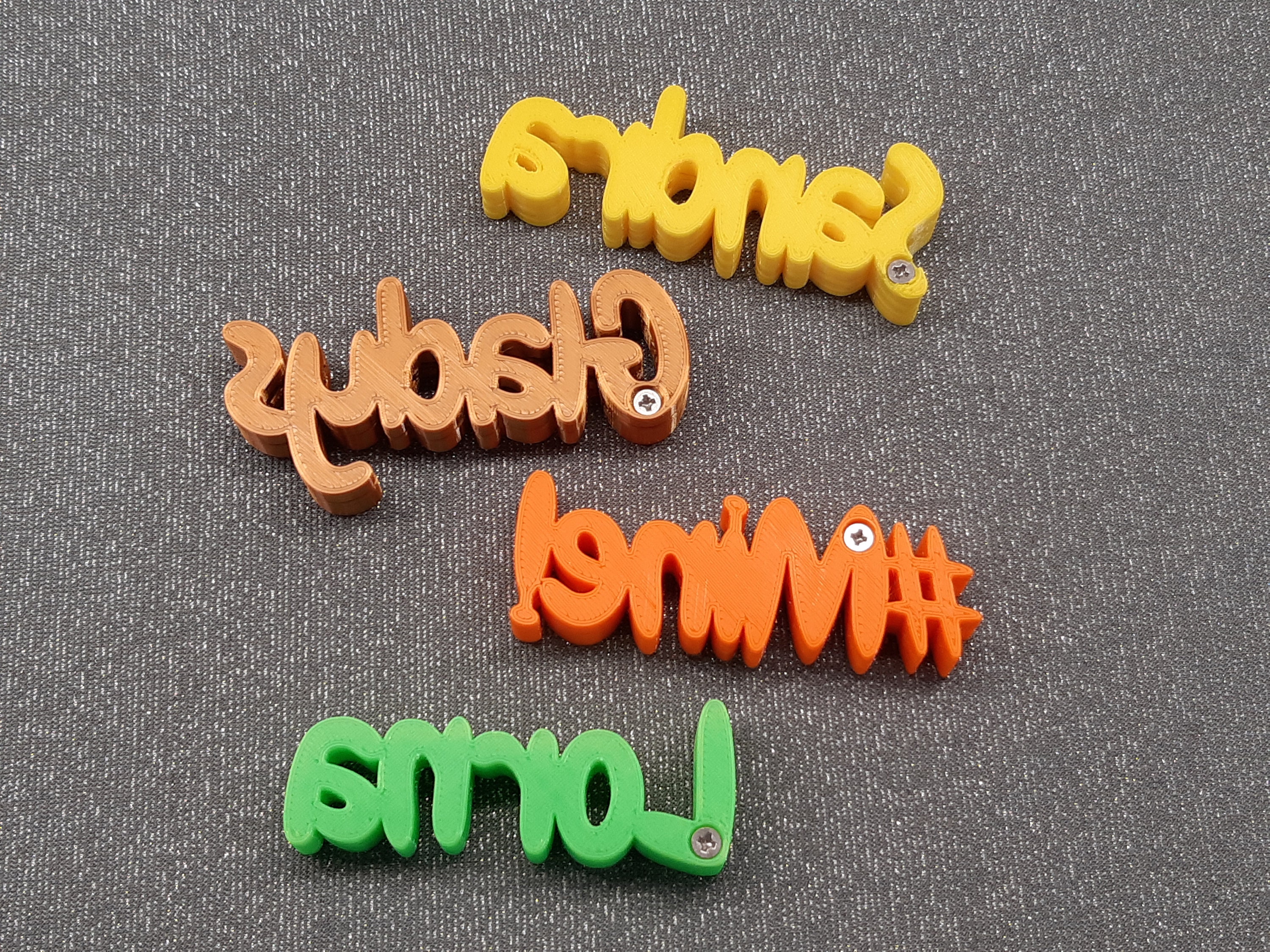 Personalized 3D Printed Cable Tag - Etsy