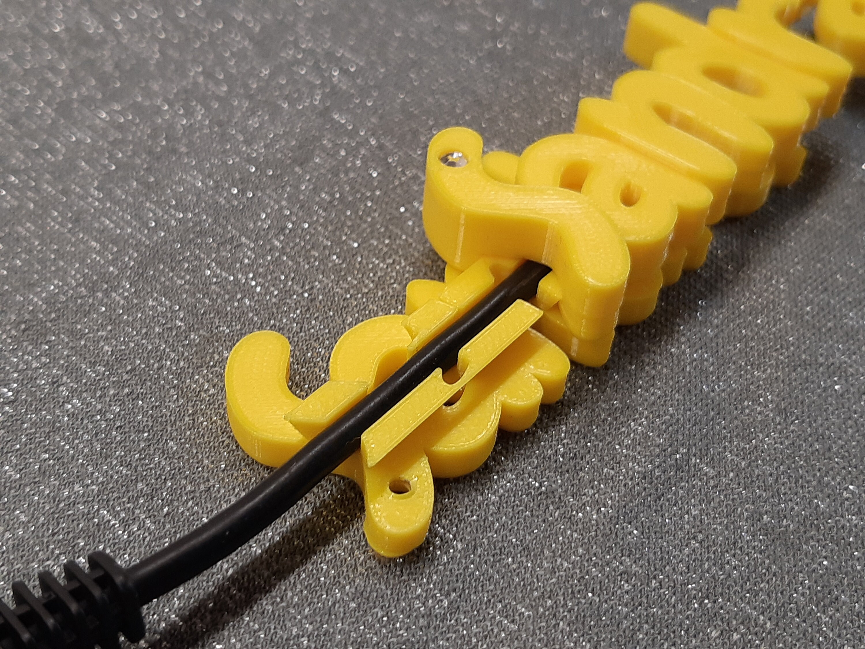 Personalized 3D Printed Cable Tag - Etsy Ireland