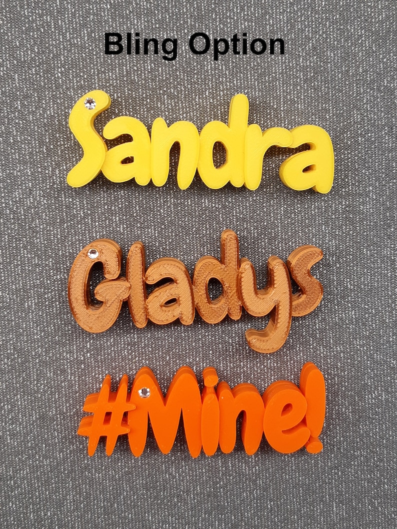 Personalized 3D Printed Cable Tag - Etsy