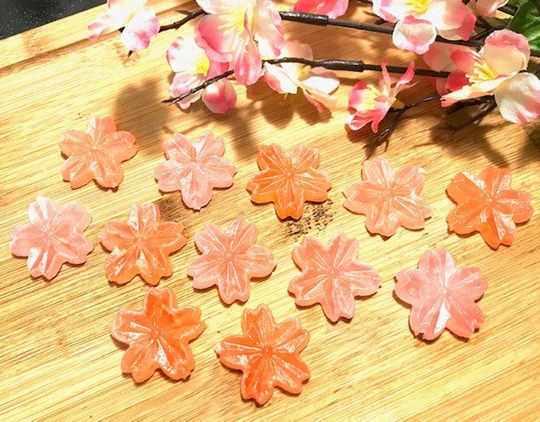 Plant-based Crystal Candy SAKURA (cherry-blossom) 10pies,edible Gem ...