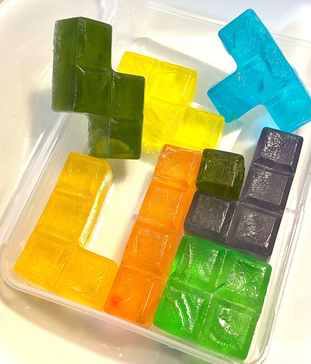 Kohakutou, Crystal Candy. TETRIS, Plant-based Candy Gem, Jewelry ...
