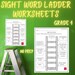 75 Words in ALL 15 Printable Sight Word Ladder Worksheets Grade 3 - Etsy