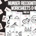 Number Recognition Worksheets 0-10 BUNDLE prek-k - Etsy