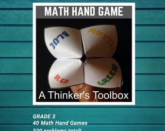 Math Cootie Catcher - Etsy