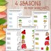 4 Seasons Activity, Worksheets, & Classroom Decor - Etsy