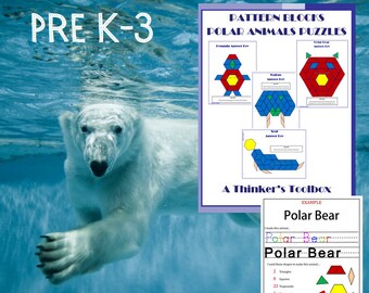 Space Pattern Block Mat Printables & Worksheets - Etsy