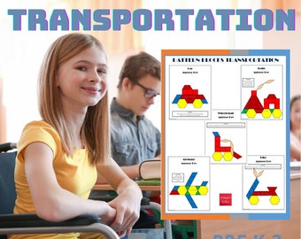 Fire Safety Pattern Block Mat Printables & Worksheets - Etsy