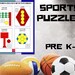 Sport PE Puzzles & Worksheets | Soccer | Basketball | Football ...