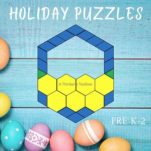 Holidays Pattern Block Mat Printables & Worksheets - Etsy