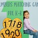Easter Number Matching Games & Printable Worksheets - Etsy