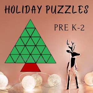 Holidays Pattern Block Mat Printables & Worksheets - Etsy