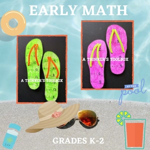 Flip Flop Math Activity and Worksheets - Etsy