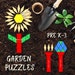 Garden Pattern Block Mat Printables & Worksheets - Etsy