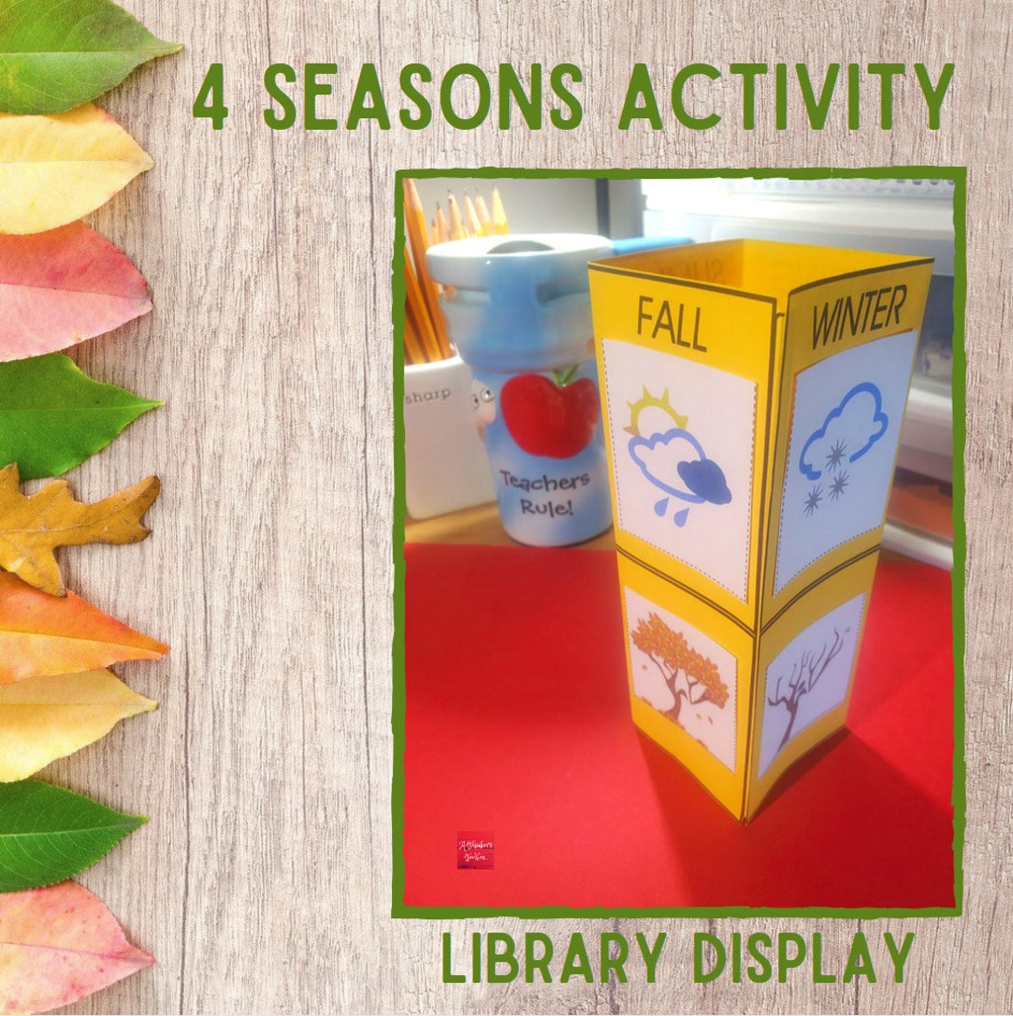 4 Seasons Activity, Worksheets, & Classroom Decor - Etsy