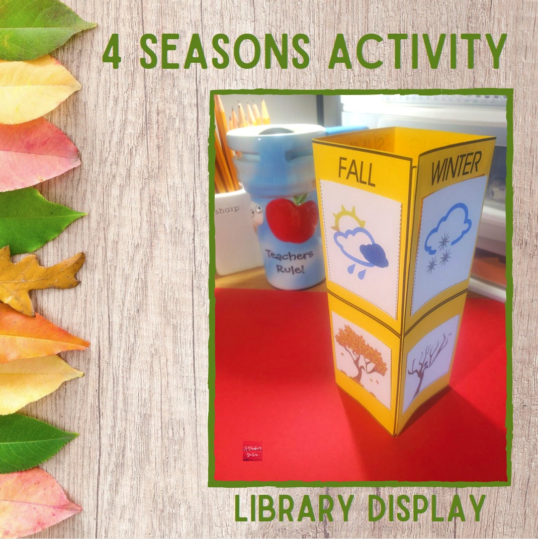 4 Seasons Activity, Worksheets, & Classroom Decor - Etsy