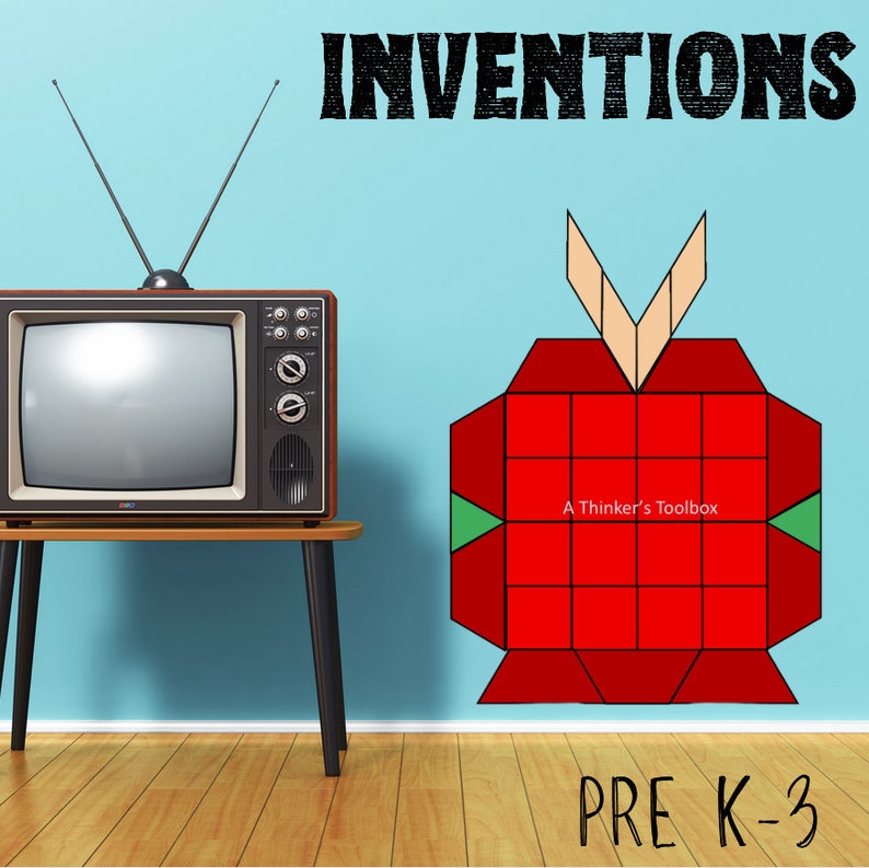 Inventions Pattern Block Mat Printables & Worksheets - Etsy