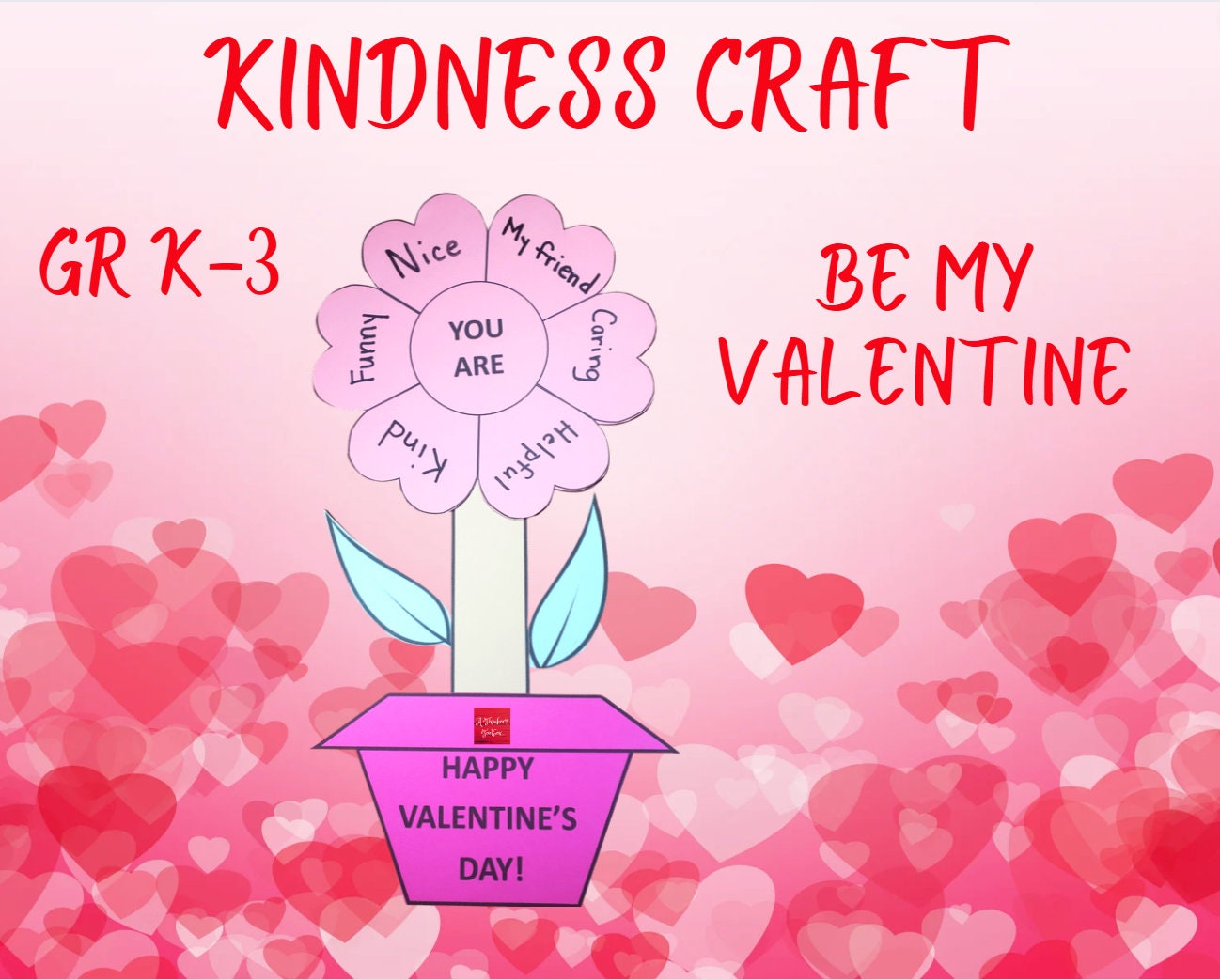 Mother's Day Kindness Craft Activity & Decor | Valentine's Day - Etsy