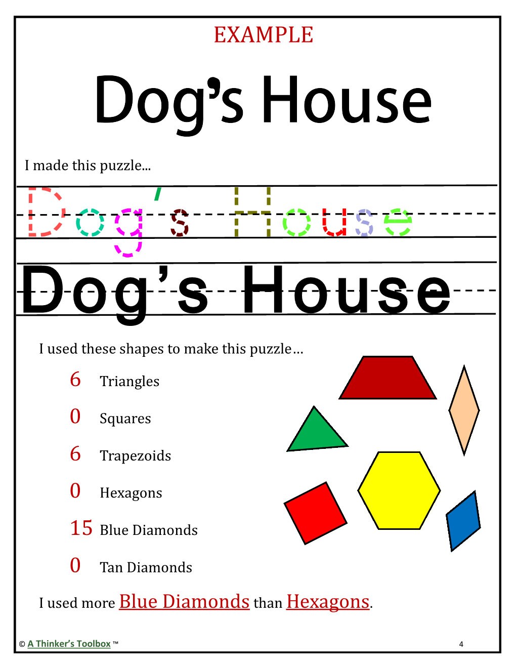 Habitats | Animal Homes Pattern Block Mat Printables & Worksheets - Etsy