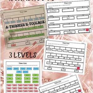 Math Timeline Worksheets - Etsy