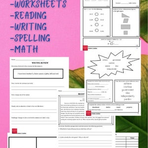Easy-to-use Printable Worksheets - Incoming 6th Graders - Etsy