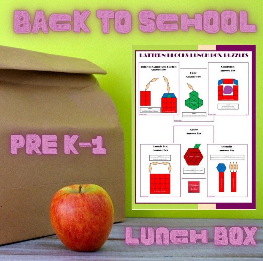 Back to School Lunch Box Interaktive Puzzles & Unabhängige ...