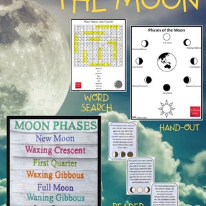 Moon Phases Science Activities - Etsy