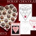 Mother's Day Box of Chocolates Activity Valetnine's Day - Etsy