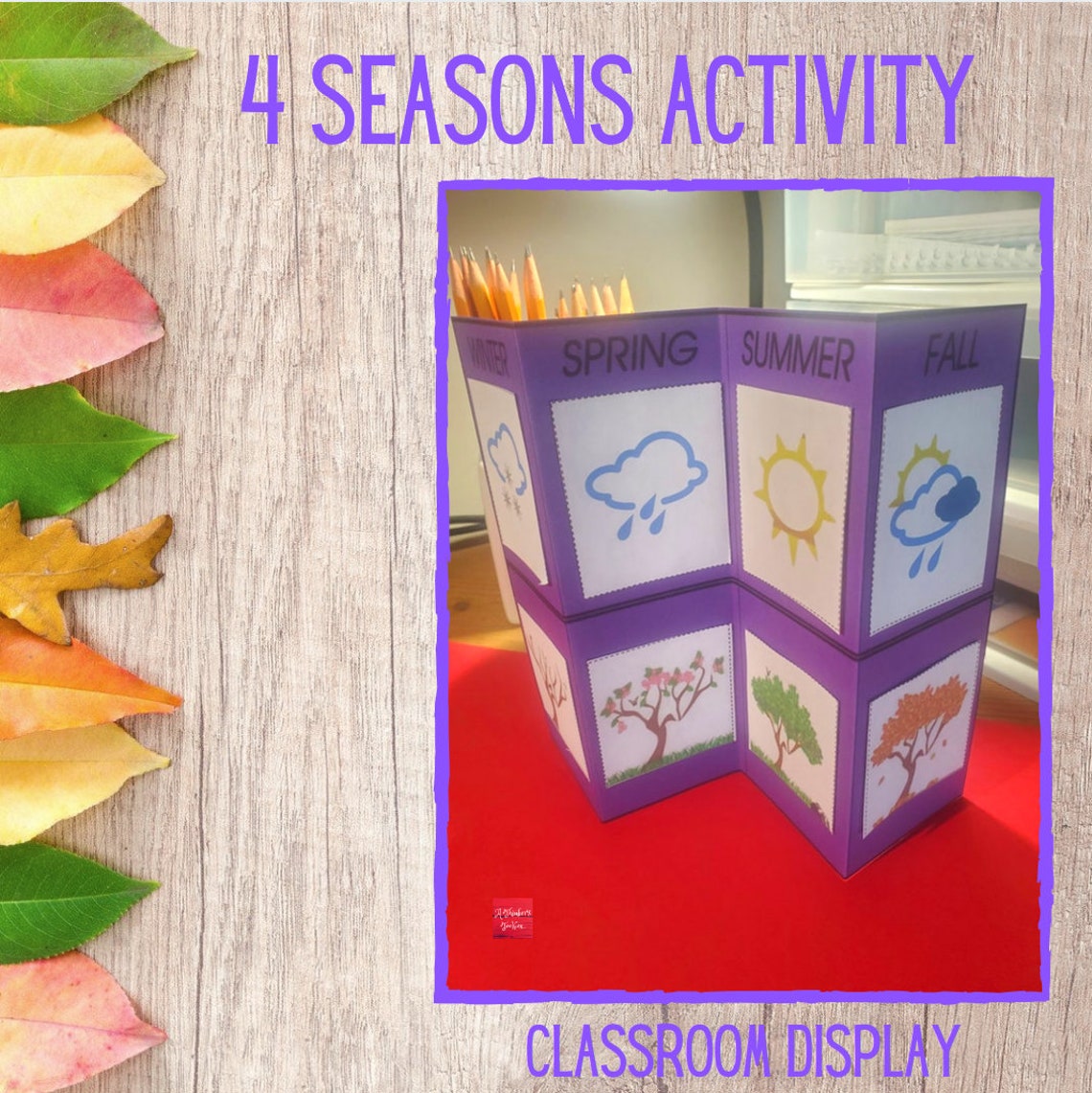 4 Seasons Activity, Worksheets, & Classroom Decor - Etsy