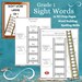 75 Words in ALL | 15 Printable Sight Word Ladder Worksheets Grade 1 - Etsy