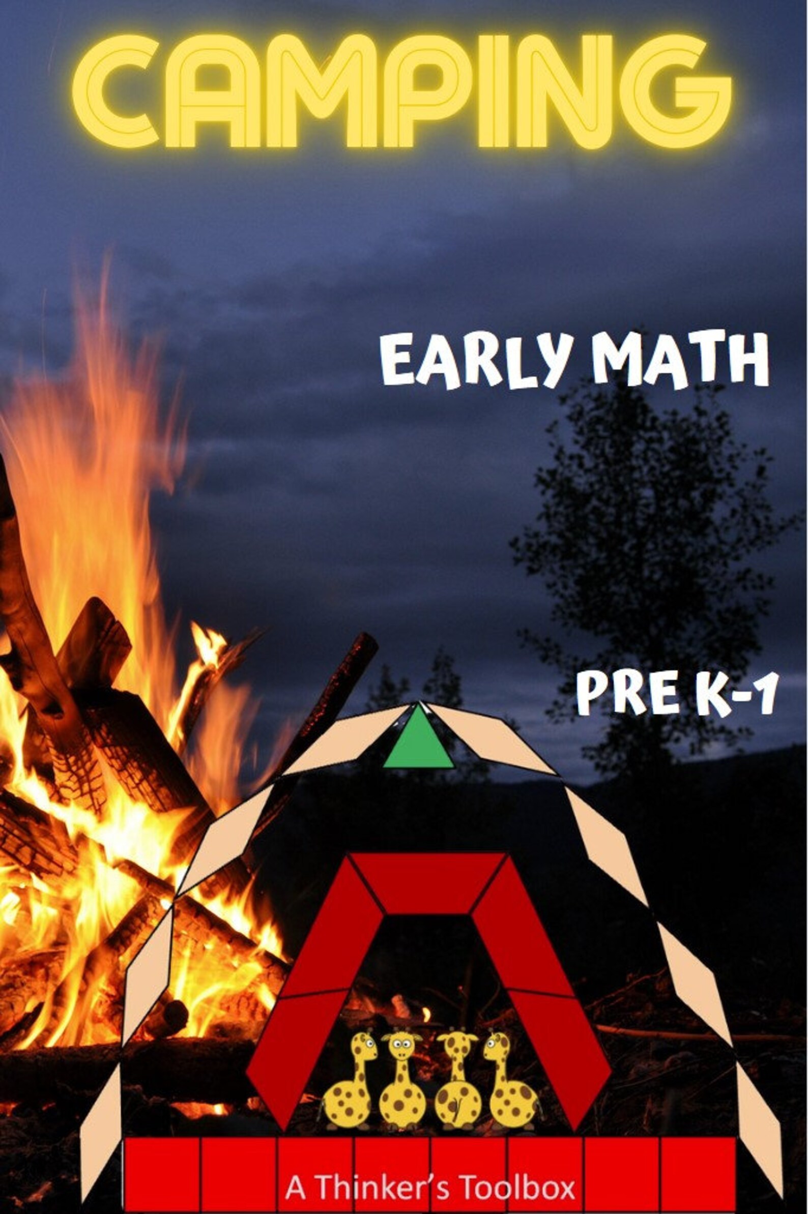 Camping Pattern Block Mat Printables & Worksheets - Etsy