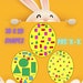 Easter Egg Color by Shape Worksheets | 2D & 3D - Etsy