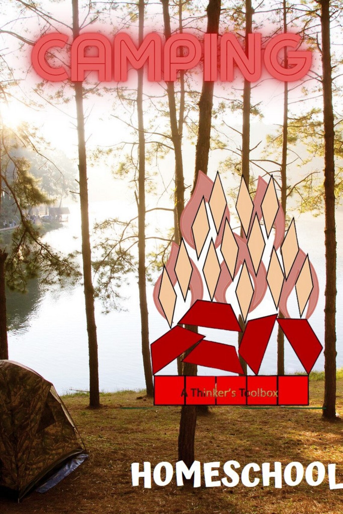 Camping Pattern Block Mat Printables & Worksheets - Etsy