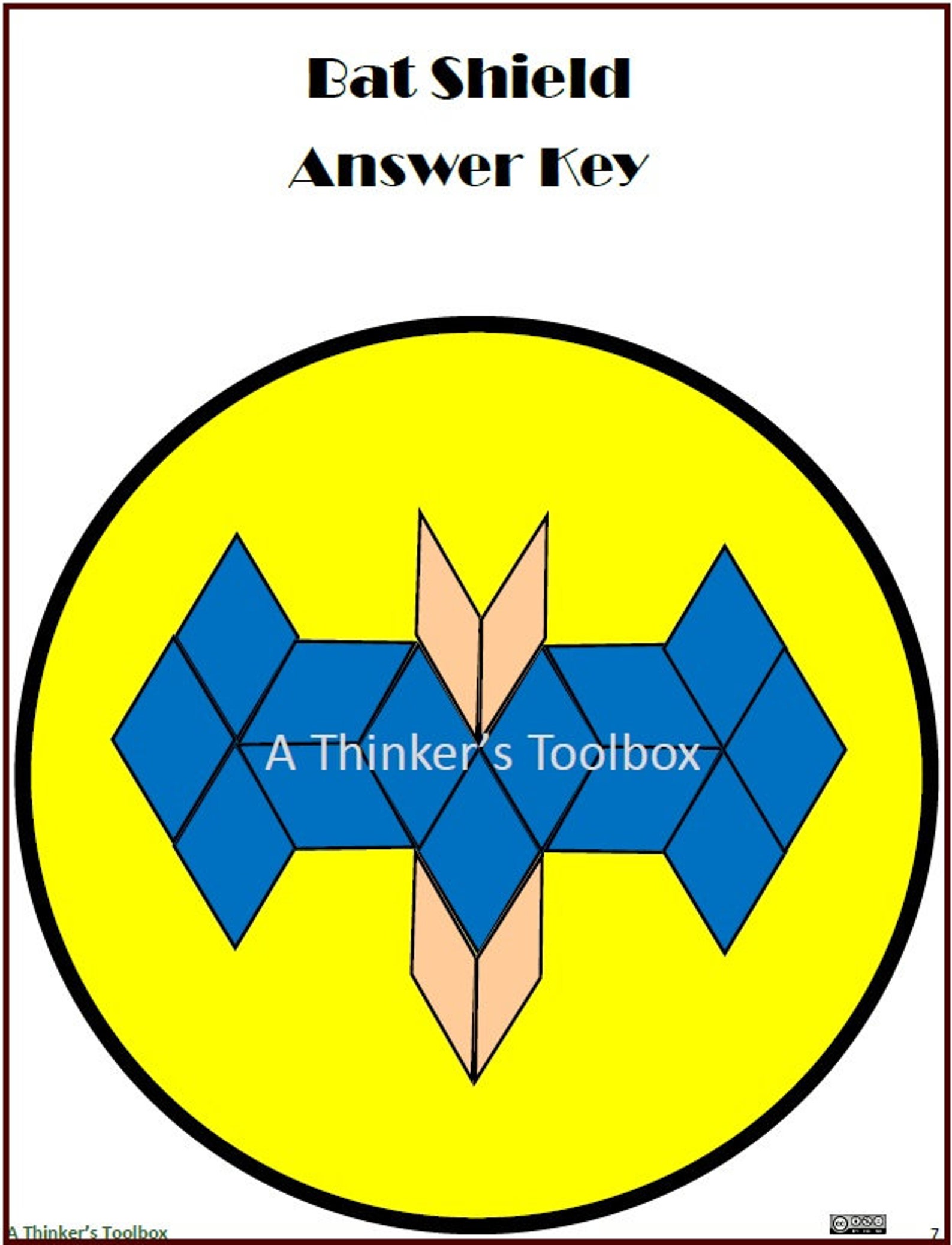 Superhero Shields Pattern Block Mat Printables & Worksheets - Etsy
