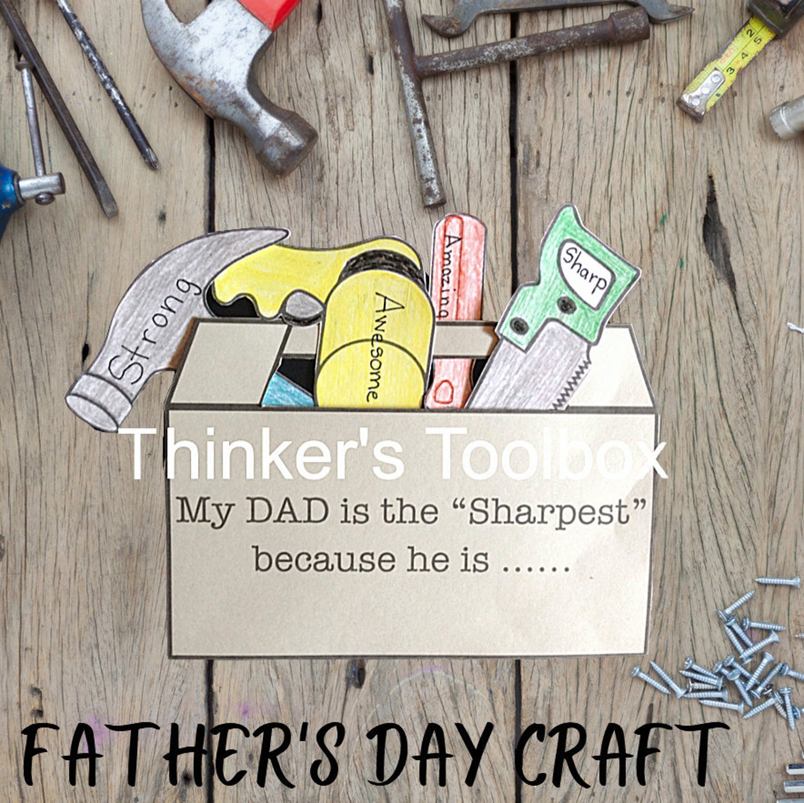 Father's Day Craft Toolbox and Briefcase - Etsy